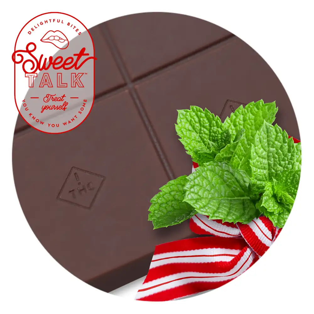 Peppermint Dark Chocolate - Chocolate 100mg