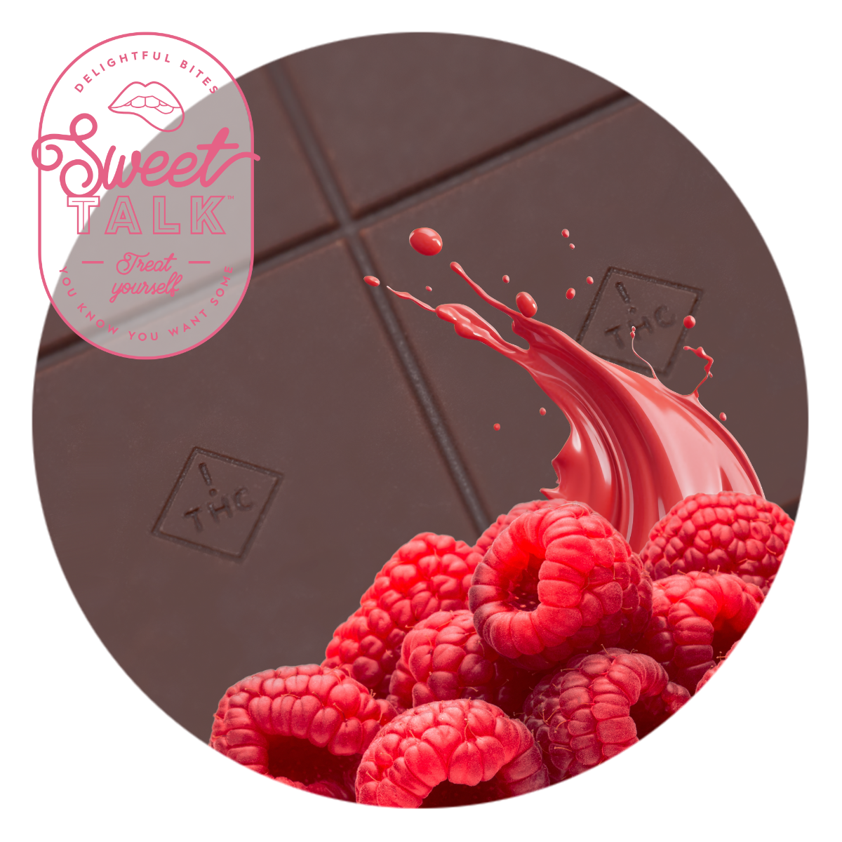 Raspberry - Chocolate 100mg