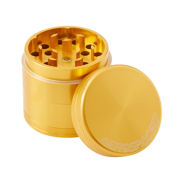 Aerospaced 4 pc 1.6 Grinder Gold