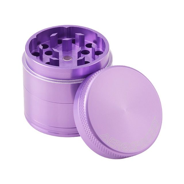 purple plastic grinder