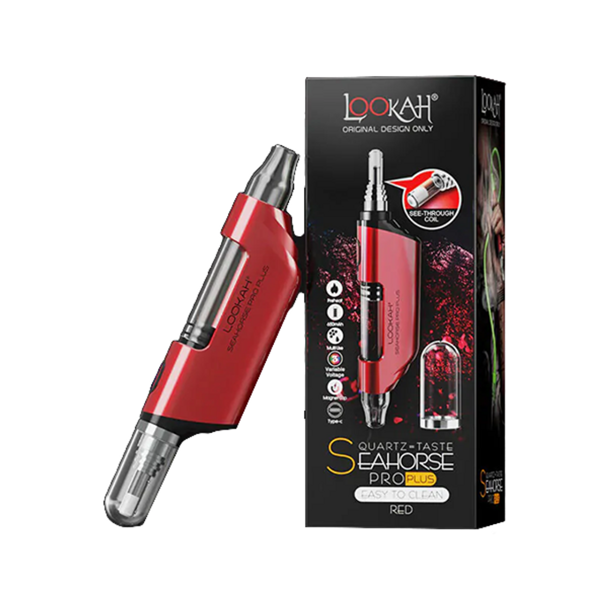 Red - Vaporizer Handheld - Concentrates 1EA